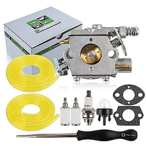 partszen 309376002 Carburetor for Ryobi RY3714 RY3716 Gas Chainsaw Carb with Primer Bulb Spark Plug Fuel Filter
