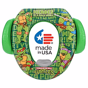 Nickelodeon TMNT "Half Shell" Soft Potty Seat and Potty Training Seat - Soft Cushion, Baby Potty Training, Safe, Easy to Clean