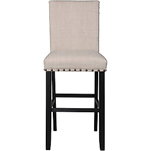 New Classic Furniture Crispin Bar Chair, 2-Pack, Natural