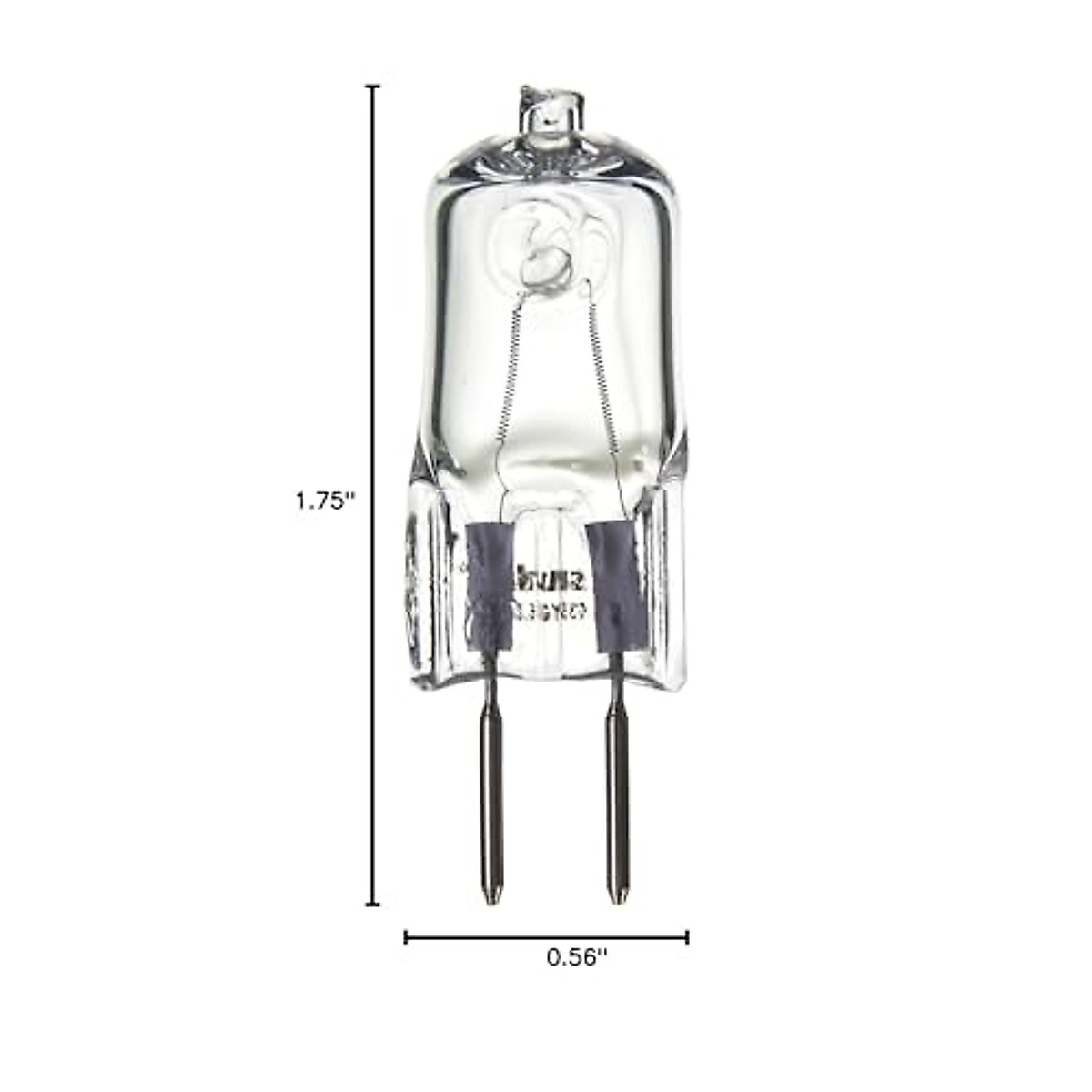 Sunlite 40621-SU Halogen 35 Watt Single Ended T3.5 Light Bulb, 315 Lumen, 120 Volt, GY6.35 (Bi-Pin) Base, Clear, 2000 Hour Life Span, 3200K Warm White 12 Pack