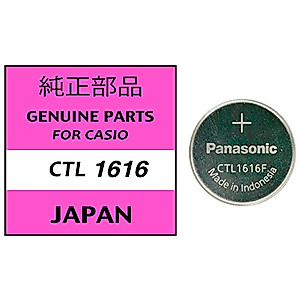 Genuine Replacement for Panasonic CTL1616 CTL1616F Battery Cell #10065657#10291127#10382262#10175828#94806704 for Casio Solar Powered Watches