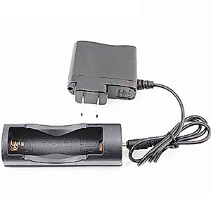 Pocketman 3.7-4.2V Li-ion AC Charger Cable Cord Car Charger Adapter for Rechargeable Flashlight Headlamp Headlight Torch