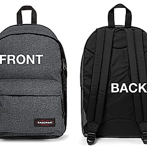 Eastpak Back to Work Backpack - Bag for School, Laptop, Travel, Work, or Bookbag - Black Denim