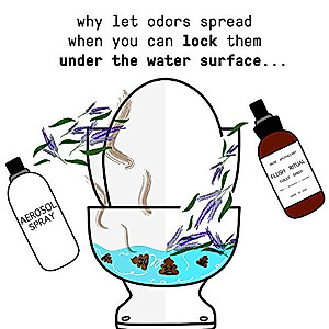 Muse Bath Apothecary Flush Ritual - Aromatic & Refreshing Toilet Spray, Use Before You Go, 8 oz, Infused with Natural Essential Oils - Aloe + Eucalyptus + Lavender, 2 Pack