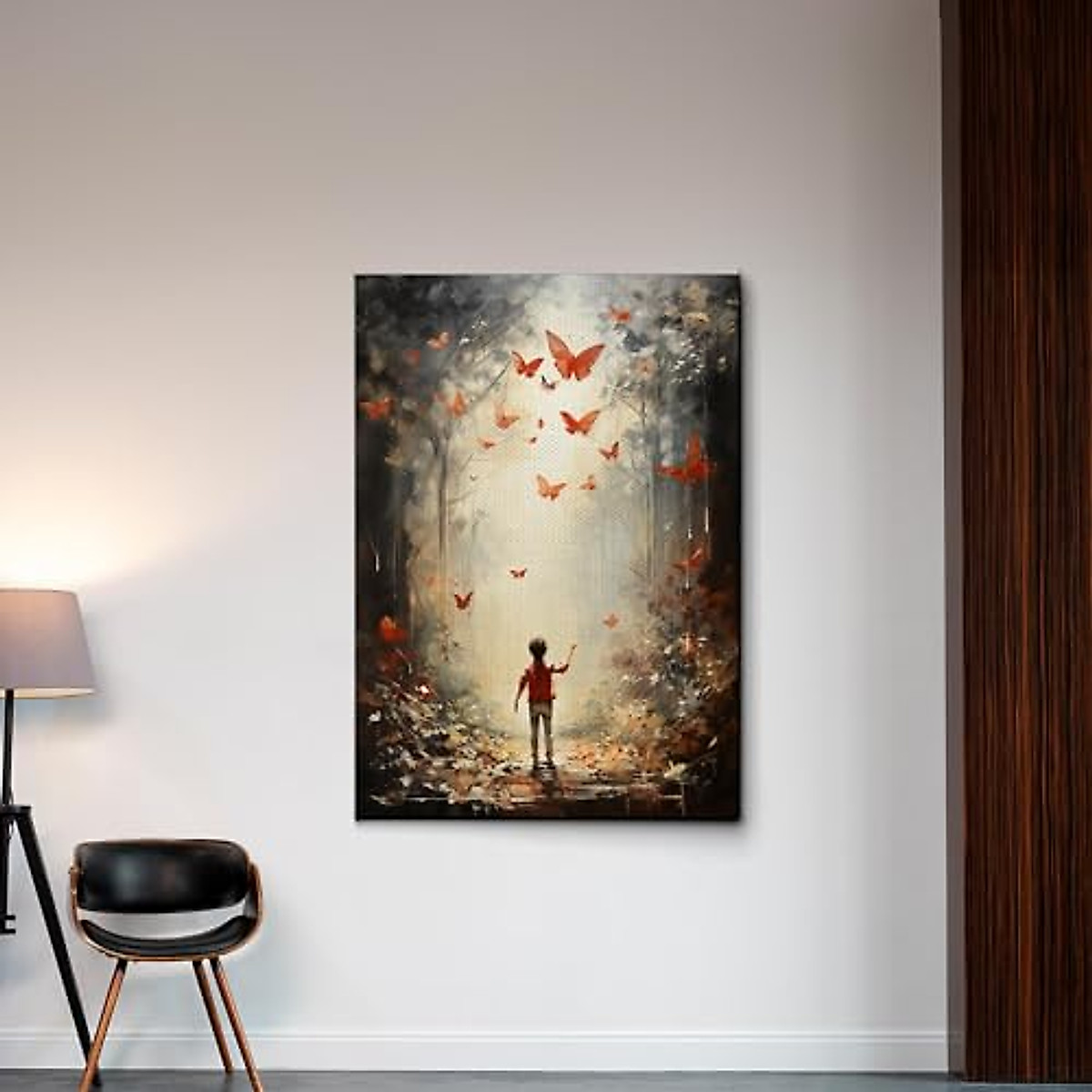 Abstract Painting Buy Canvas Wall Art, Butterfly Painting Art, Butterfly canvas, bedroom Butterfly wall art,Watercolor abstract Butterfly canvas painting