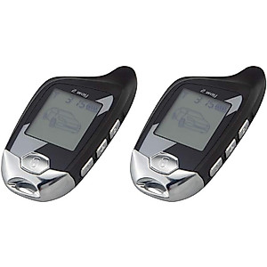 EASYGUARD EC202 2 Way car Alarm System with LCD Pager Display Remote Engine Start & Microwave Sensor DC12V