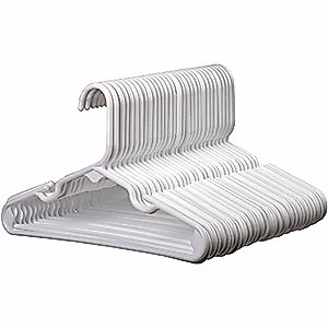 1InTheHome White Nursery Hangers 30 Pack for Baby, Toddler, Kids, Children (30 Pack)