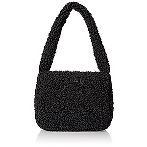UGG womens Edalene Hobo Sherpa Shoulder bag, Black, One Size US