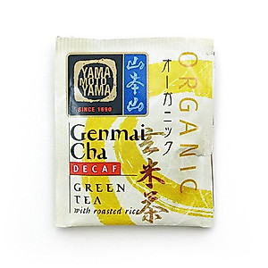 Yamamotoyama Decaffeinated Roasted Brown Rice Tea Genmai Cha, 2.19-Ounce Boxes (Pack of 6)