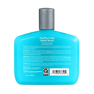 Neutrogena Moisturizing Healthy Scalp Hydro Boost Conditioner for Dry Hair and Scalp, with Hydrating Hyaluronic Acid, pH-Balanced, Paraben & Phthalate-Free, Color-Safe, 12 Fl Oz (pack of 3)