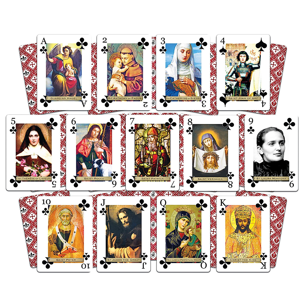 Holy Playing Cards: Saints Edition | Premium Card Deck Featuring The Saints
