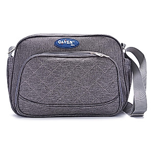 Diaper Bag Maternity Mother Baby Bags Multifunction Travel Pack Large Capacity (Gray)