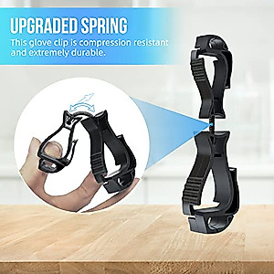 NANHONG Glove Clips, Glove Holder, Glove Clips For Work, Glove Holder Clip, Work Gloves, For Duty Belt, For Construction