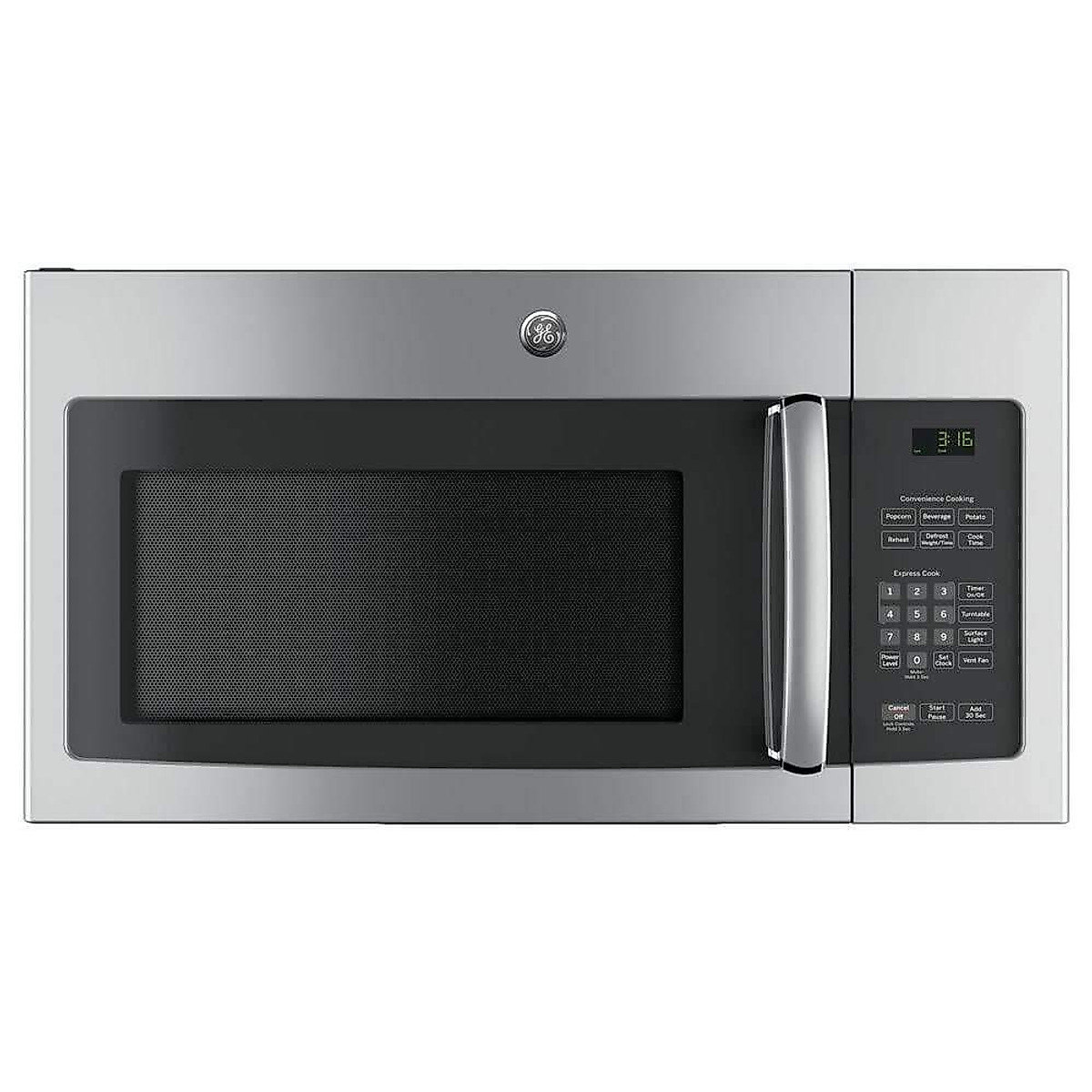 GE JNM3163RJSS 30" Over-the-Range Microwave with 1.6 cu. ft. Capacity, in Stainless Steel