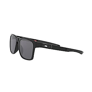 Oakley Men's OO9272 Catalyst Square Sunglasses, Black Iridium, 55 mm