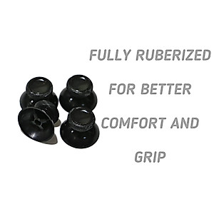 DABBLER GAMING XBOX Thumbstick Replacement Kit - black replacement joysticks for XBOX ONE - Comfortable and durable grip - Analog joysticks (4pcs), xbox screwdriver, pry tools, and extra screws. (1)