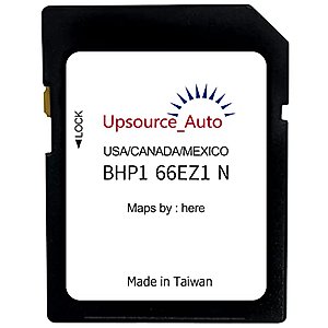 SD Card GPS Navigation Map BHP1-66-EZ1N Compatible with Mazda: 3, 6, Cx3, Cx9, Cx5. USA/CAN/MEX Maps Accessories Sport/Touring/Grand Touring (BHP166EZ1N), Black