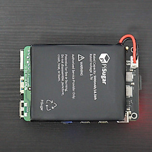 Pisugar2 Plus Portable 5000 mAh UPS Lithium Battery Power Module Platform for Every Raspberry Pi 3B/3B+/4B Model Accessories handhold(Not Include Raspberry Pi)
