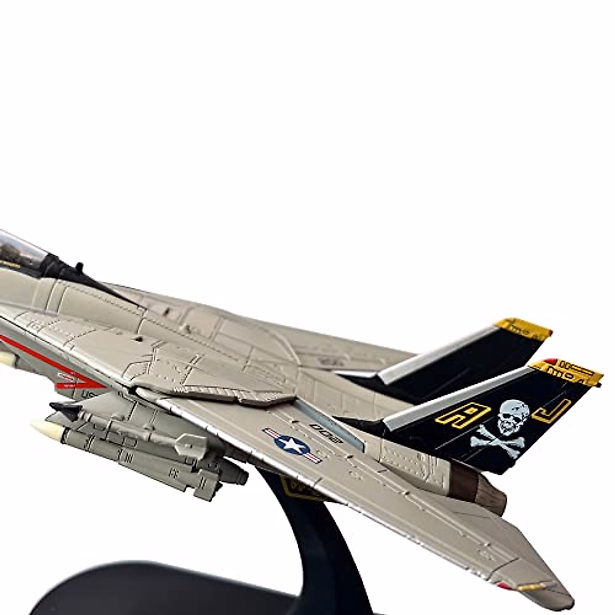 1/100 Scale US Navy Grumman F-14 F-14A F-14B F-14D Tomcat Fighter Aircraft Metal Military Diecast Plane Model Gift Ornament Collection (F-14A)