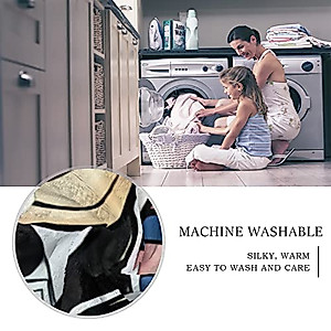 Throw Blanket Flannel Fleece Comfortable Blankets All Season Ultra Soft Throws for Bed Couch Sofa 40X50 inch