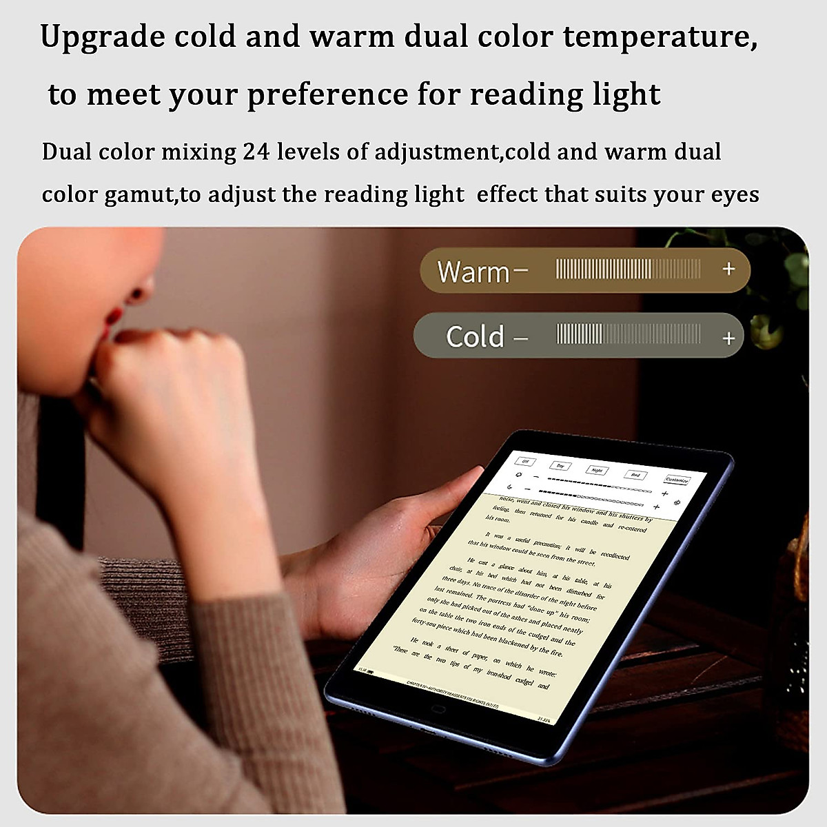 MEEBOOK P78 Pro e-Book Reader, 2022 New 7.8" Eink Carta Touchscreen,Support Handwriting, Built-in Cold/Warm Light/Audible &Out Speaker, Android 11, Support Google Play Store,OTG/USB C,3GB+32GB