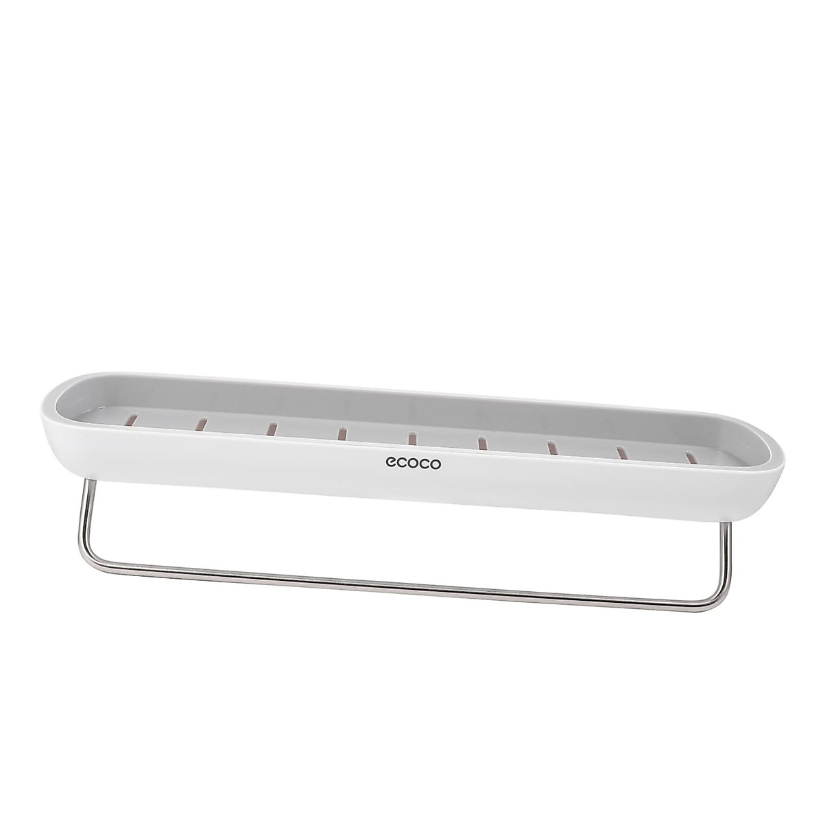 Yardenfun 1pc Bathroom Shelf Stainless Steel Towel Rail Kitchen Storage Baskets Bathroom Shower Bathroom Towel Racks Wall Towel Holder Wall Mounted Sundries Organizer Bracket Hanging