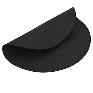 1PCS Ultra-Thin Turntable Slipmat, Anti-Static Flat Record Pad Mat for Keeping The Disc Clean, Made of Soft Material, Black
