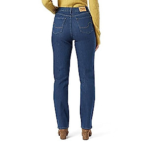 Levi Strauss Signature Gold Women's High-Rise Straight (Standard and Plus), Tennessee Valley 5d, 26 Long