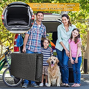 Homall 3 Pieces Patio Chaise Lounge Chair Sets Outdoor Beach Pool PE Rattan Reclining Chair with Folding Table and Cushion (Beige)