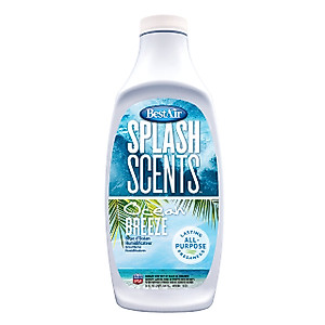 BestAir FSOB6, Ocean Breeze Splash Scents and Water Treatment, 16 oz