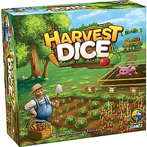 Grey Fox Games Harvest Dice Board Game, Roll and Write, 2-4 Players