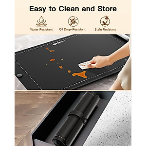 Food Warming Mat, Upgraded Graphene Full Surface Heating Foldable Heater Food Pad, Compact Silicone Materials, 6 Heat Settings, Multifunctional Food Warmers for Parties Buffet, Events, Daily Life Use