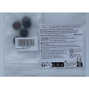 9CDeer Performance Joystick Analog Stick Thumb Grips Set of 6 Compatible with PS5, PS4, Xbox Series X/S Xbox One, Switch Pro Controller Skull Black & Red