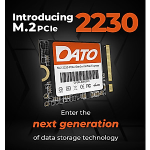 DATO 1TB SSD M.2 2230, NVMe 1.3 PCIe Gen3x4, Internal Solid State Drive, Up to 2500/1700 MB/s, DP330 Series