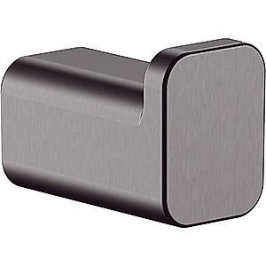 Hansgrohe AddStoris 1-inch Single Hook in Brushed Black Chrome, 41742340
