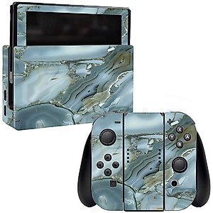 MightySkins Skin Compatible with Nintendo Switch - Crystal Rock | Protective, Durable, and Unique Vinyl Decal wrap Cover | Easy to Apply, Remove, and Change Styles | Made in The USA