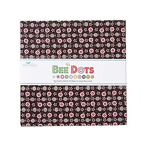 Lori Holt Bee Dots 10" Stacker 42 10-inch Squares Layer Cake Riley Blake Designs 10-14160-42