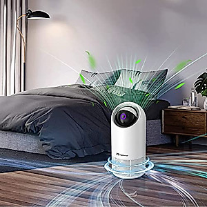 Homintell Air Purifiers for Home, PM 2.5 Sensor H13 True HEPA Air Purifier for Large Room Bedroom 22 dB, 4 Modes Air Cleaner Removing 99.97% Dust Odor Smoke Pollen Allergies Pets Hair