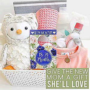 6 Floral Baby Closet Size Dividers Baby Girl - Baby Essentials for Newborn Essentials Baby Girl, Baby Closet Dividers by Month, Baby Closet Organizer for Nursery Organization, Nursery Closet Dividers