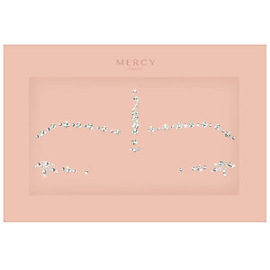 Gwen Silver Bindis ✮ MERCY LONDON Crystal Indian Bindi Face Jewels Gold Silver Bridal