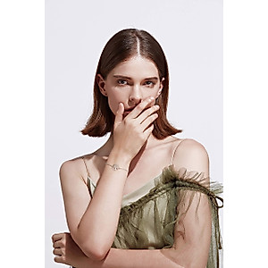 AGVANA Sterling Silver Tree of Life Bracelet for Women Delicate Jewelry Family Tree Bracelet for Her Anniversary Birthday Gifts for Women Mom Wife Lover Daughter Her Yourself, Length 7”