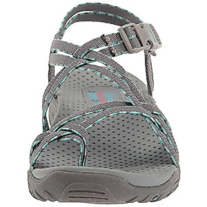 Skechers Women's Sporty Sandal Sport, Gray, 8