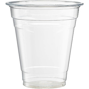 ELEGANT DISPOSABLES [100 Count] 16 Ounce Crystal Clear PET Cups for Iced Coffee, Cold Drinks, Slush, Smoothy's, Slurpee, Party's, Plastic Disposable Cups