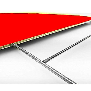 VIBE INK 1-Pack Large 24" x 18" - Home for Rent - Yard Sign/Lawn UV Ink - Corrugated Plastic - Double Sided - Waterproof- Metal Stake included - Made in USA - Great for ALL USES! (1)