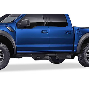 APS Stainless Steel Pocket Steps Running Boards Side Bars Compatible with Ford F150 2015-2024 SuperCrew Cab & F150 Lightning 2022-2024 & F-250 F-350 Super Duty 2017-2024 Crew Cab