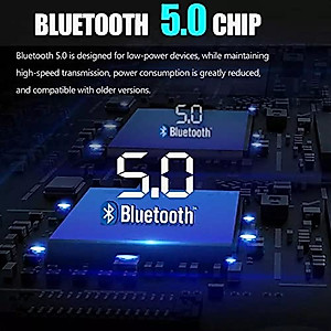 FM Bluetooth Transmitter for Car, Wireless Bluetooth Radio Adapter Car Kit MP3 Player Receiver Audio Music Stereo, Handsfree Calling Dual USB Ports Quick Charger for All Smartphones