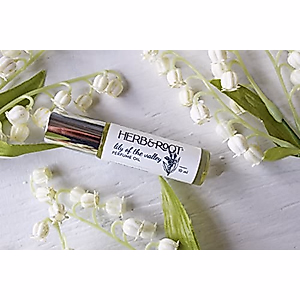 Herb & Root Lily of the Perfume for Oil Roll On for Women | Light, Fresh, Airy Classic Muguet Fragrance | Long-Lasting and Clean Perfume | Alcohol Free