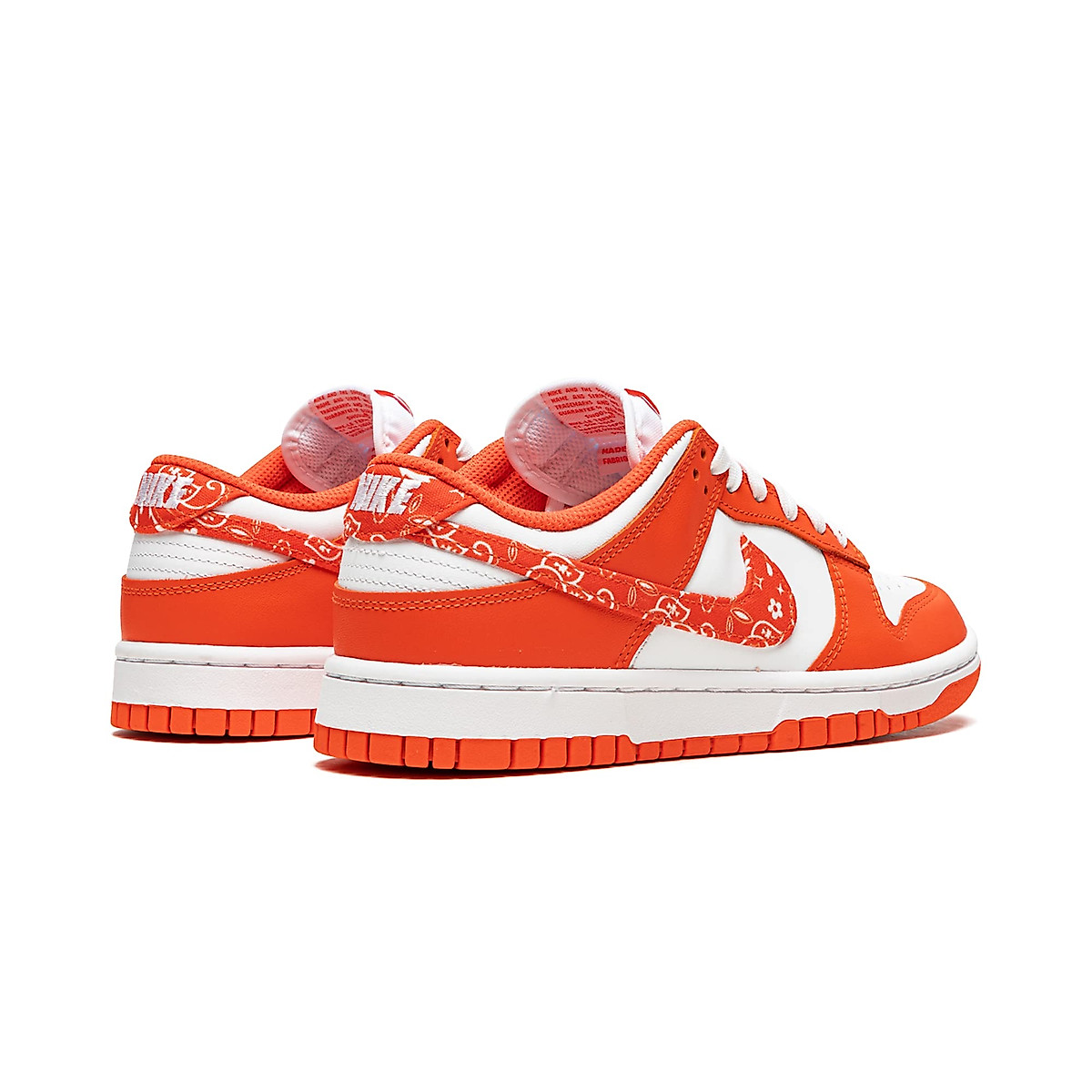 NIKE Women's Classic, White Rush Orange White, 8