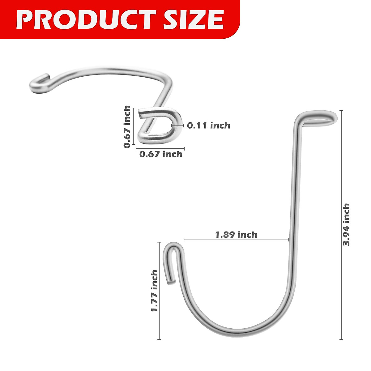 GGTE 6 Pack Door Pin Hinge Hanger, Multifunctional Door Hanger Hook, Over The Door Hooks, Hang Just About Anything You Can Imagine