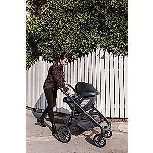 Vista V2 Stroller - NOA (Navy/Carbon/Saddle Leather) + MESA Infant Car Seat - Jake (Black)